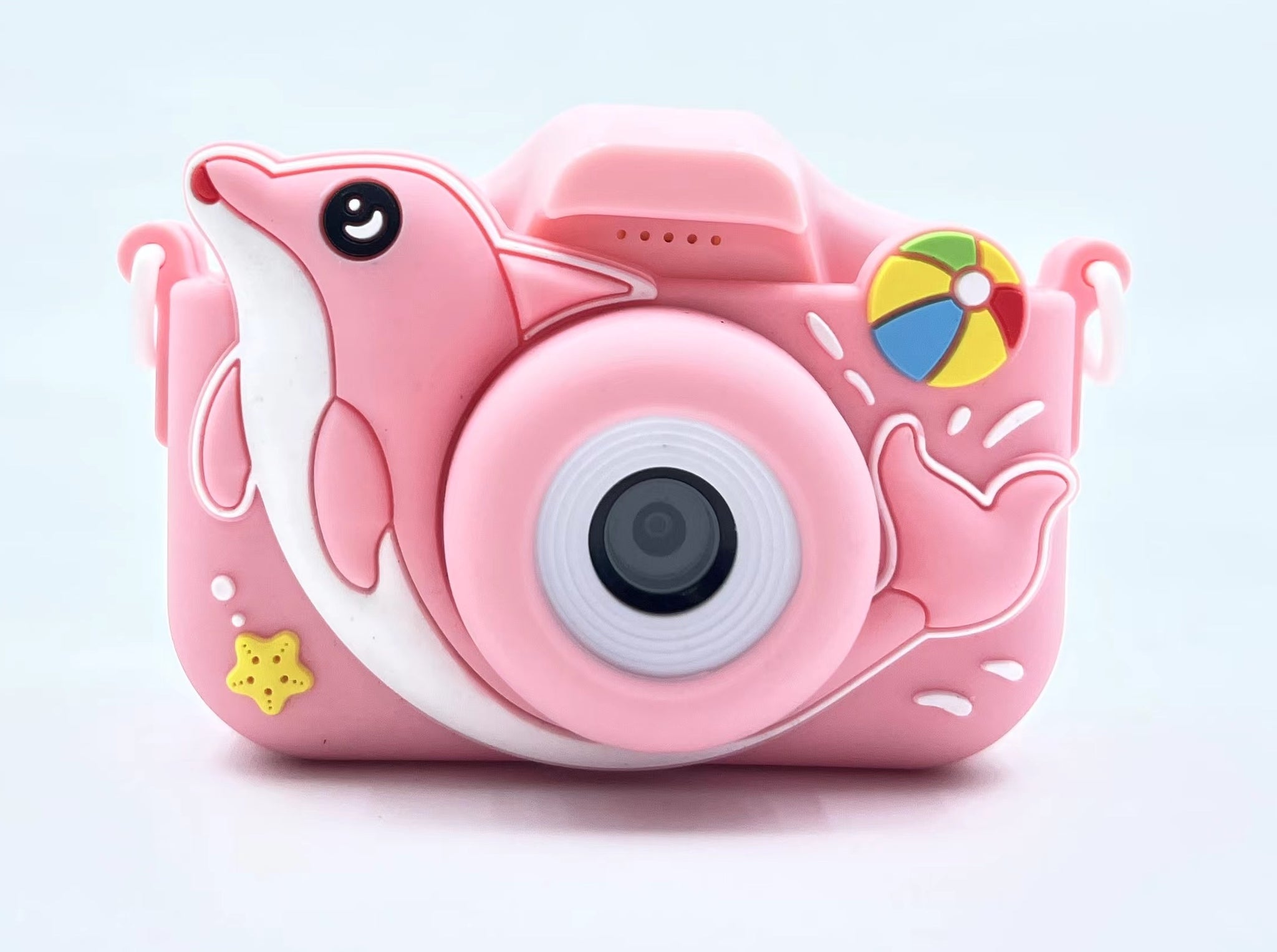 ASAKY KIDS PHOTO CAMERA DIGITAL BUBBLE MICRO SD 2"IPS HD SCREEN PINK